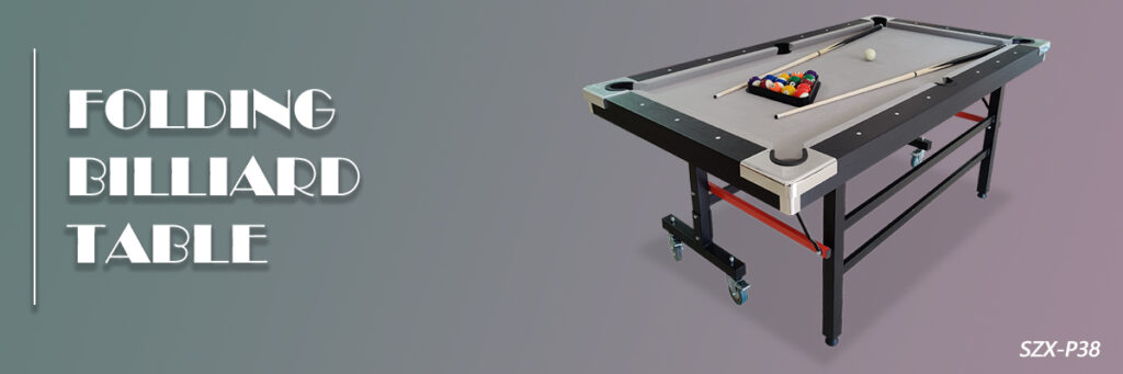 SZX 6ft Folding Billiard Table With Brake Casters Manufacturers Direct ...
